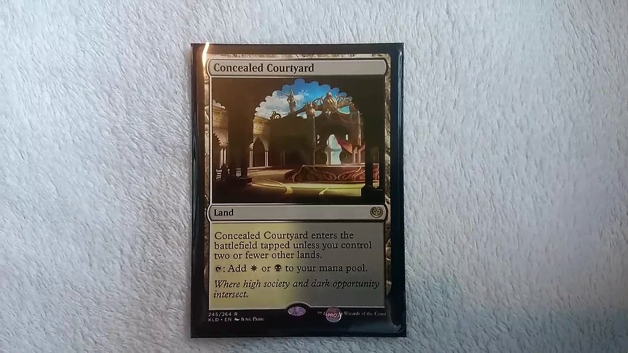 Magic The Gathering MTG Kaladesh Concealed Courtyard 28.03.17 - YouTube