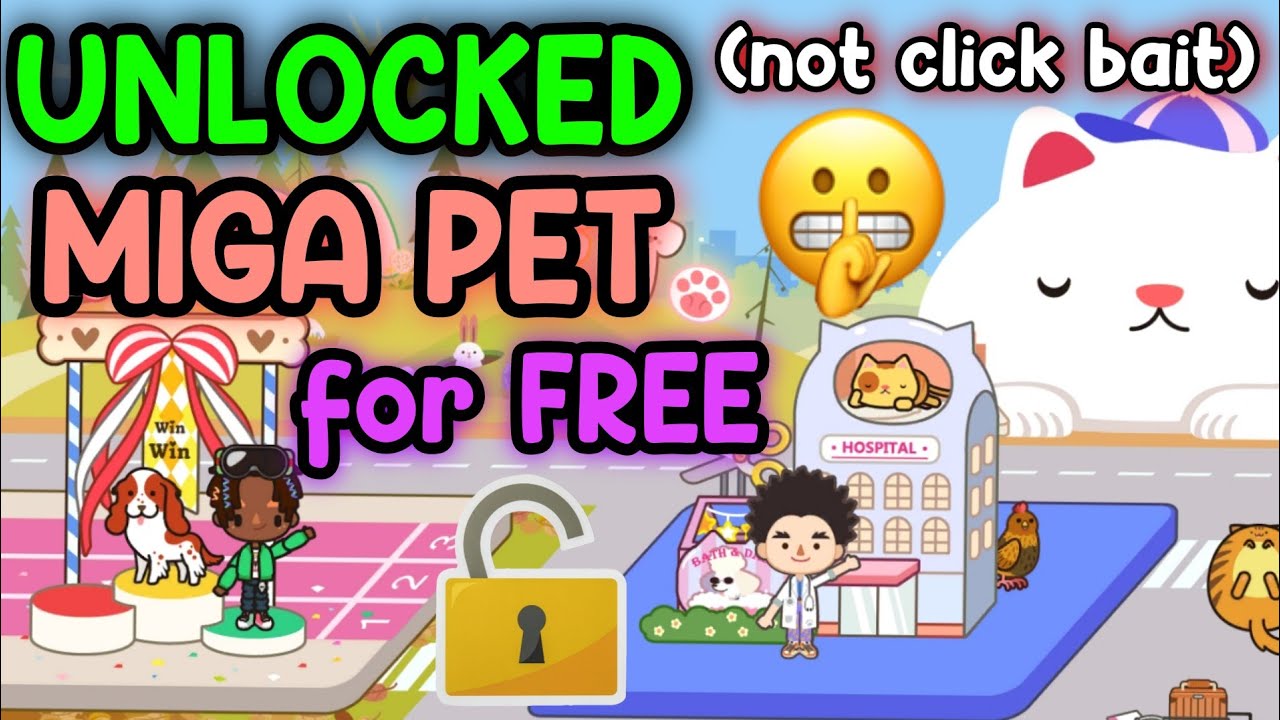 HOW TO UNLOCK MIGA PET🤫😱 - YouTube