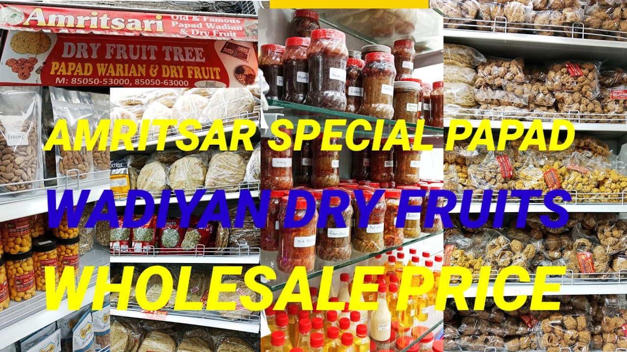 AMRITSAR SPECIAL PAPAD, WADIYAN AMM PAPAD,DRY FRUITS WHOLESALE PRICE ...