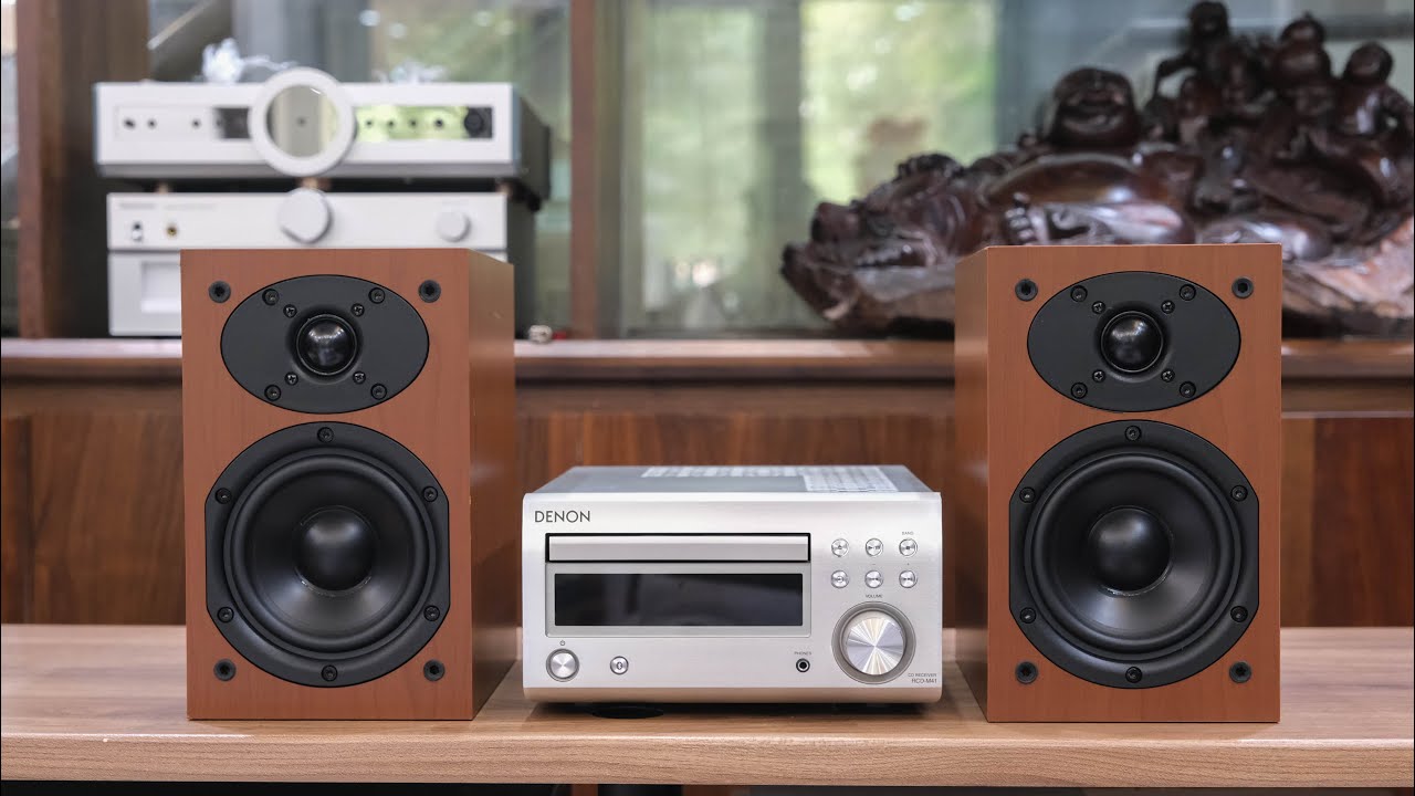 Tiếp tục về thêm 1 bộ dàn mini DENON M41 cực đẹp đủ phụ kiện - YouTube
