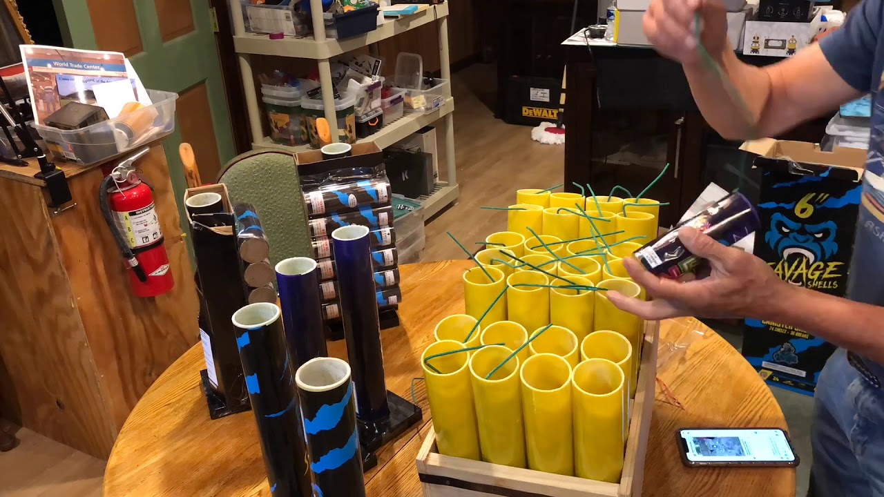 Fireworks Setup - YouTube