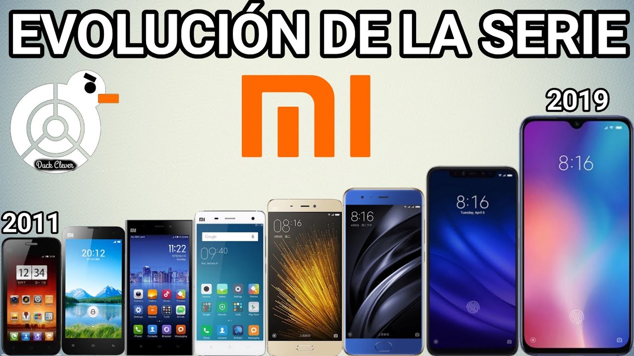 Evolución De la Serie Mi de xiaomi Mi 1,Mi 2,Mi 3Mi 4,Mi5,etc. - YouTube