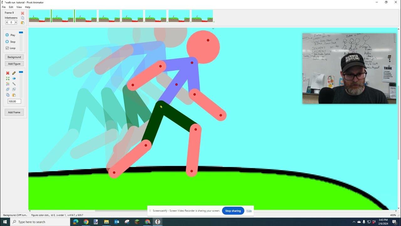 How To Do A Run and Jump In Pivot Animator 2024 - YouTube