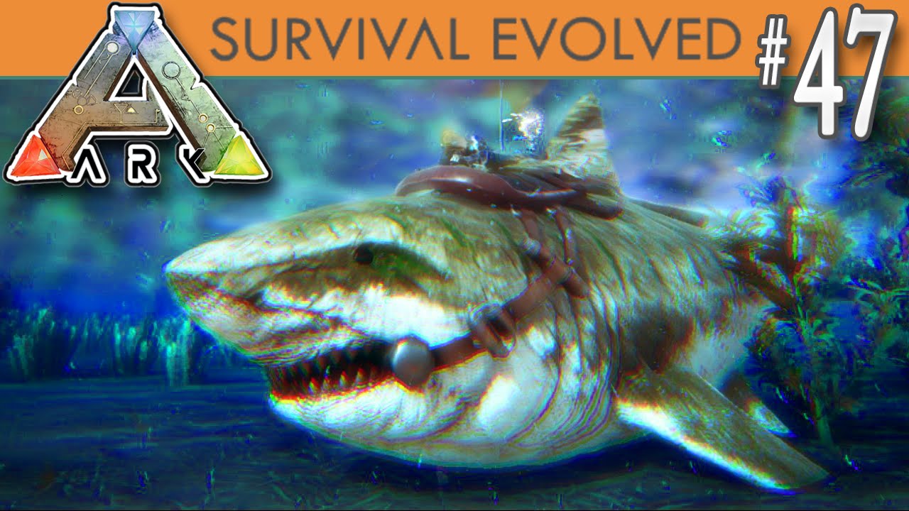 ARK: Survival Evolved - Taming 2 Megalodon Sharks! E47 - YouTube