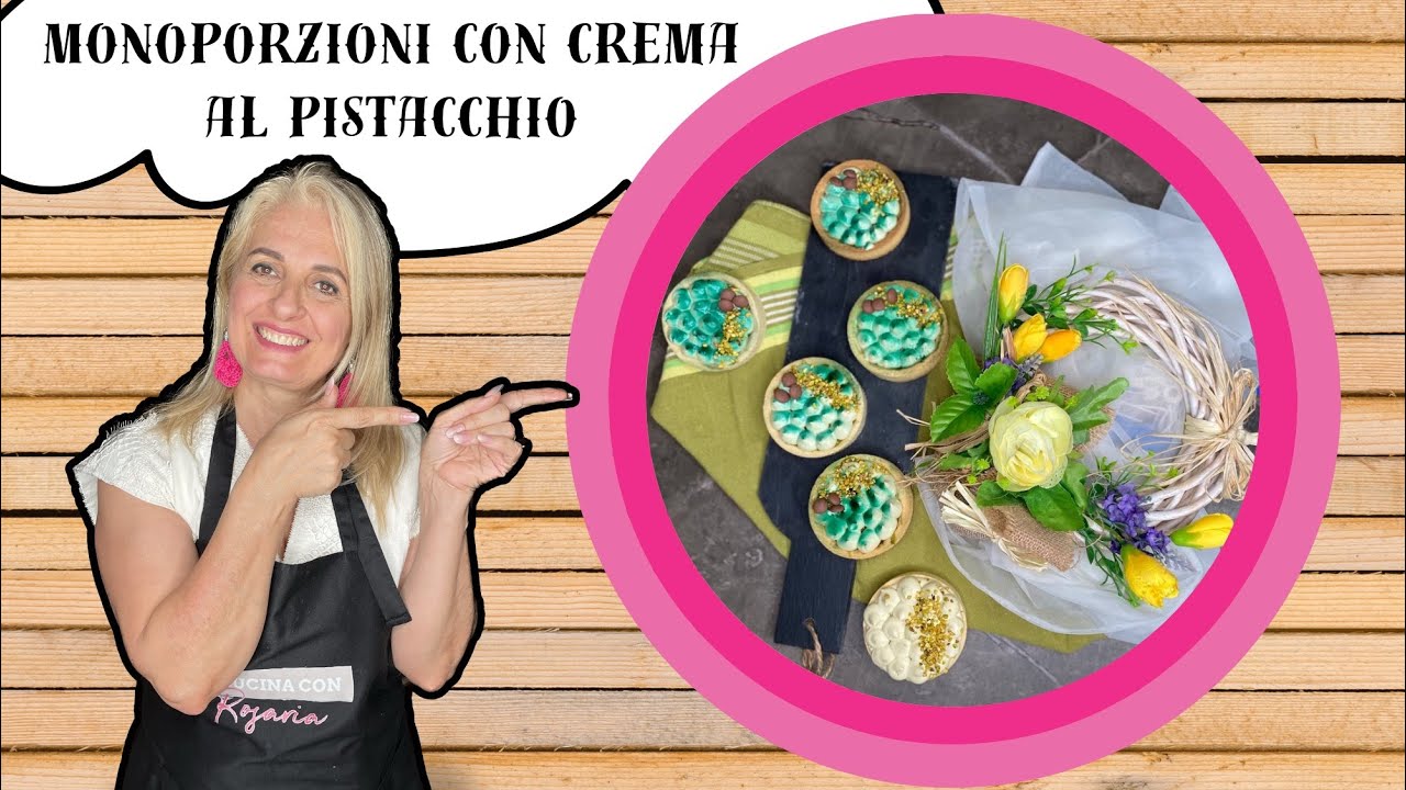 CROSTATINE MODERNE MONOPORZIONI CON CREMA AL PISTACCHIO @gtagiupponi ...