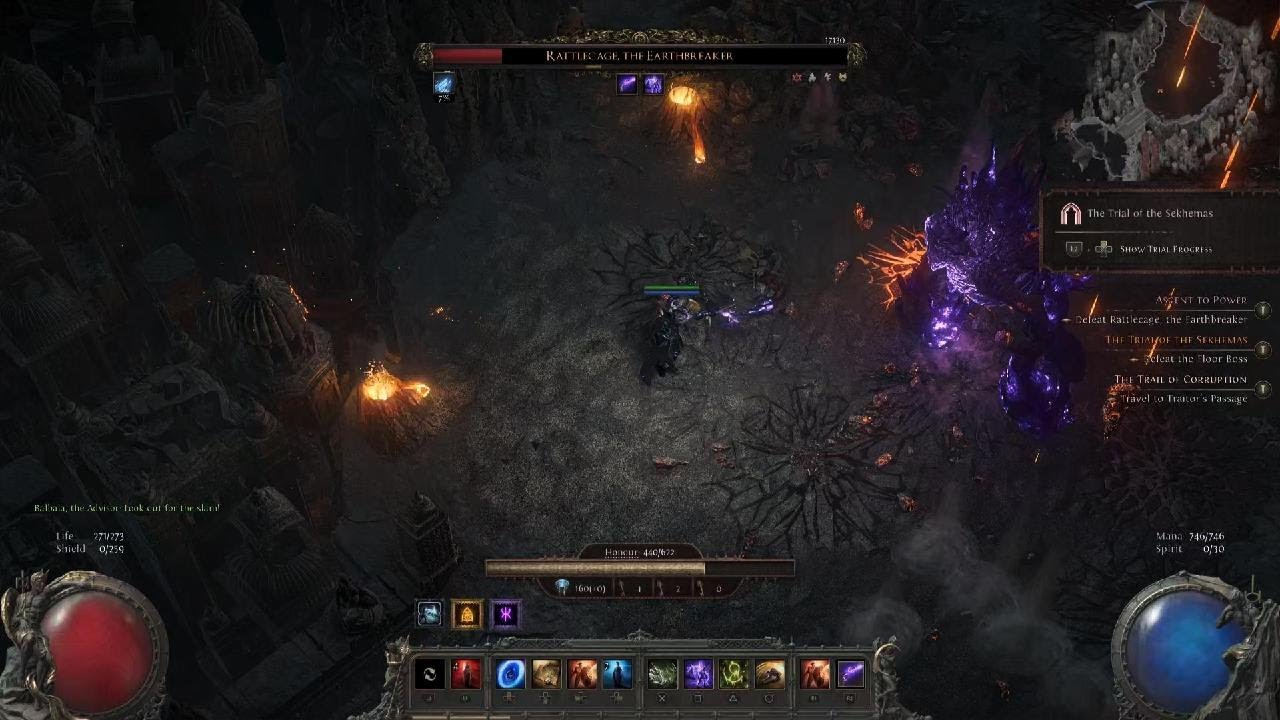 Getting Demon Form 1st Ascendency Infernalist Essence Drain Trial of ...