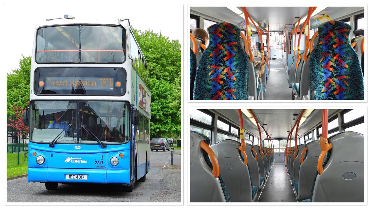 Alexander ALX400 #2317 - Translink Ulsterbus - YouTube
