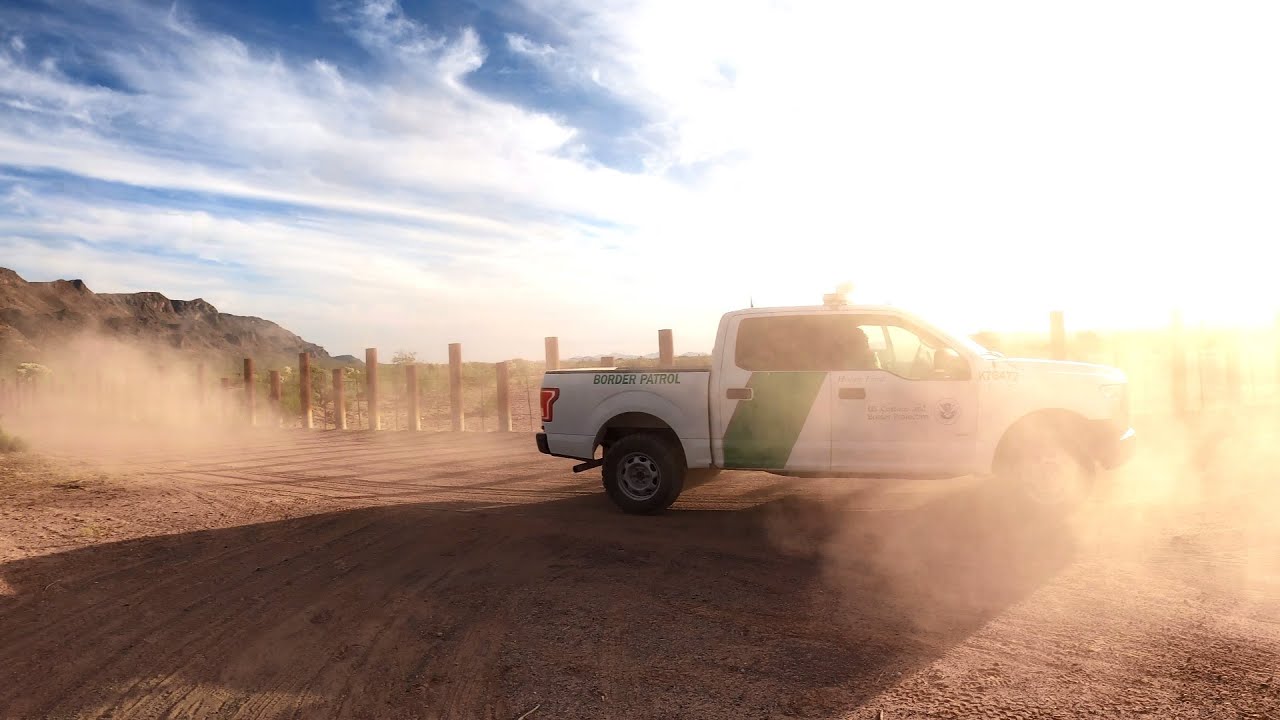U.S.-Mexico Border Fence, Walk to Vehicle Barrier, US Border Patrol ...