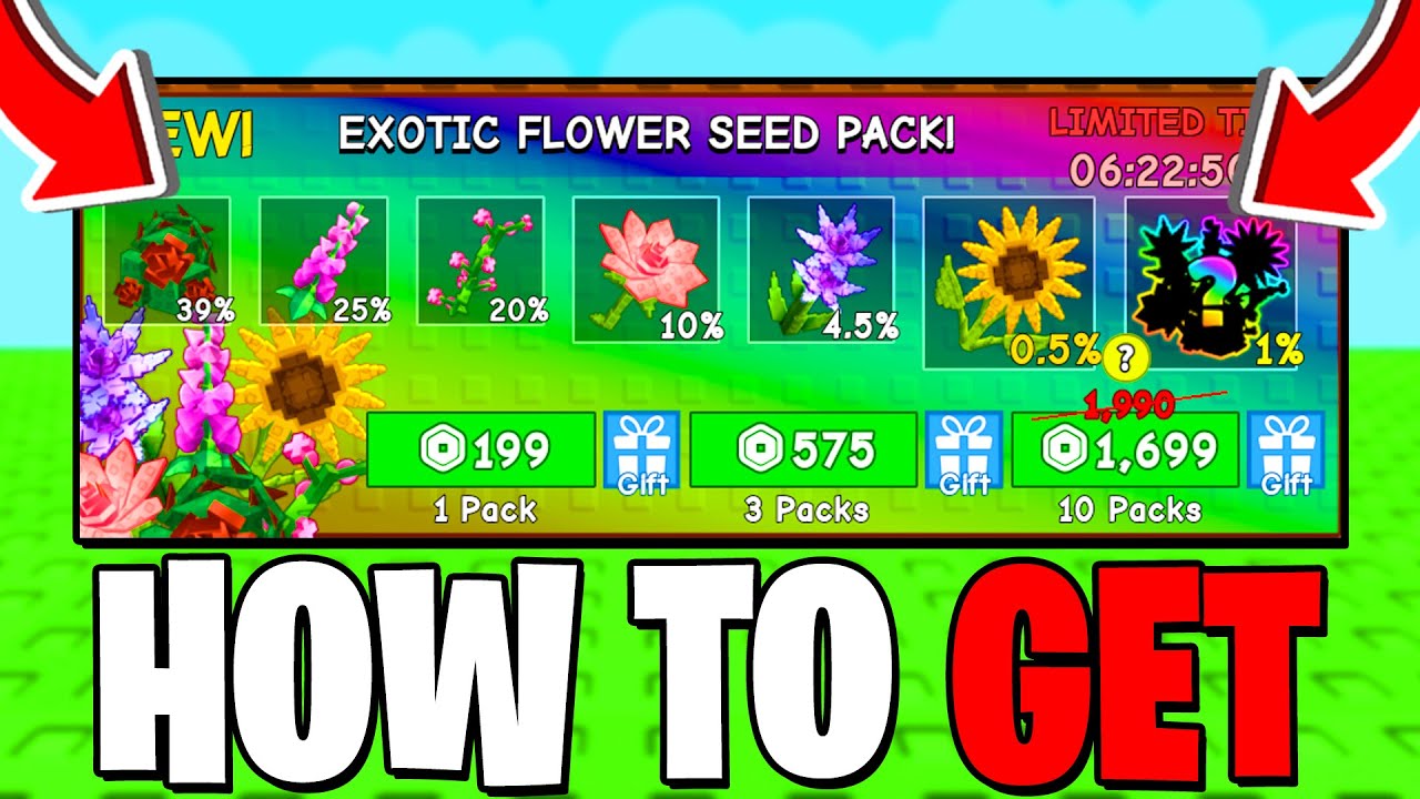 How To GET FREE FLOWER SEED PACKS In Grow A Garden! Roblox - YouTube