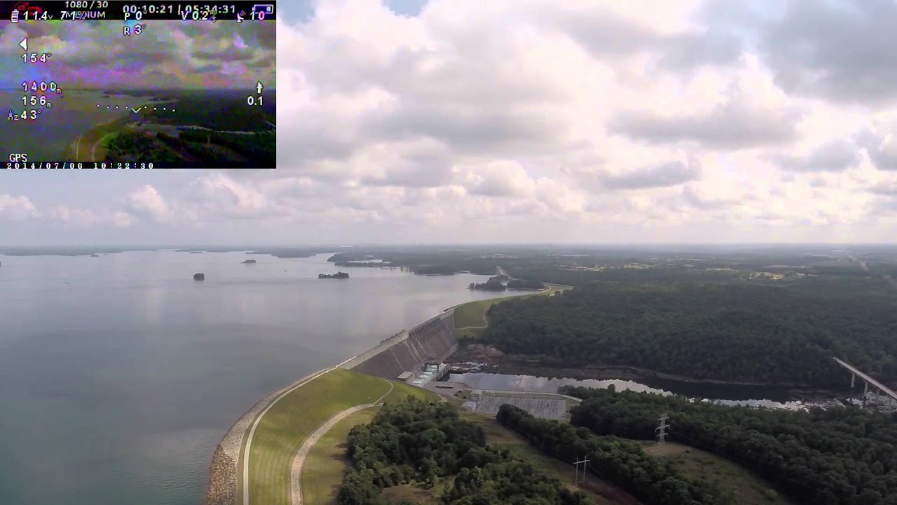 Lake Hartwell Dam 07/06/2014 - YouTube