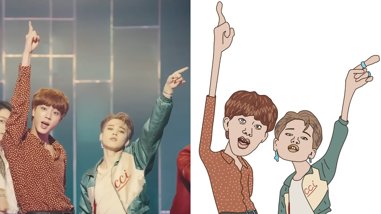 BTS (방탄소년단) - Dynamite | Drawing Meme - YouTube