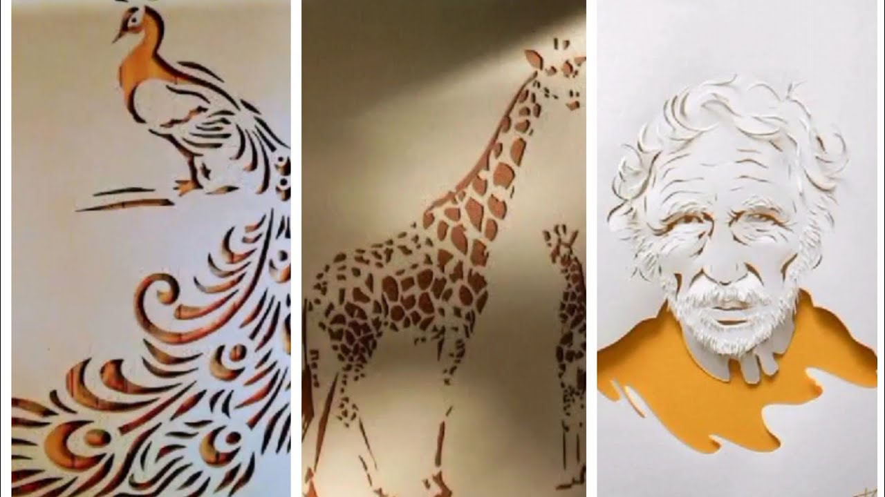 Paper cut out /paper craft - YouTube