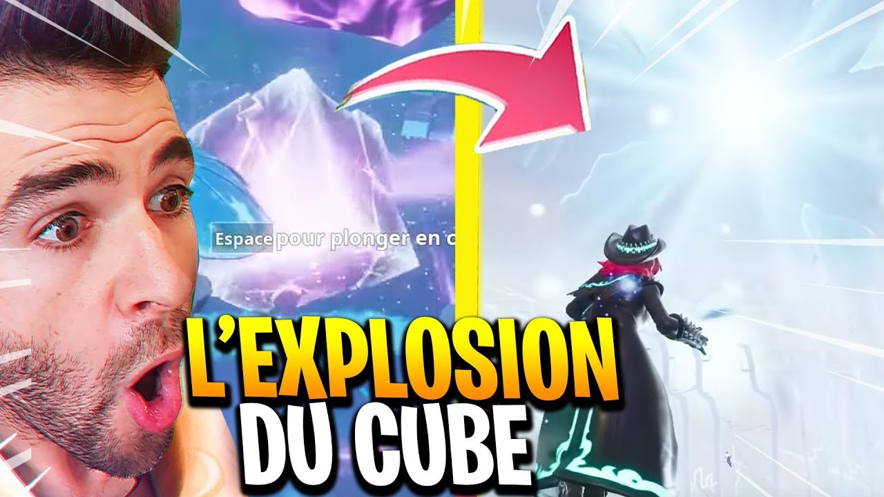 🔥MA REACTION À L' EXPLOSION DU CUBE QUI CRÉE CE PARADIS & LA NOUVELLE ...