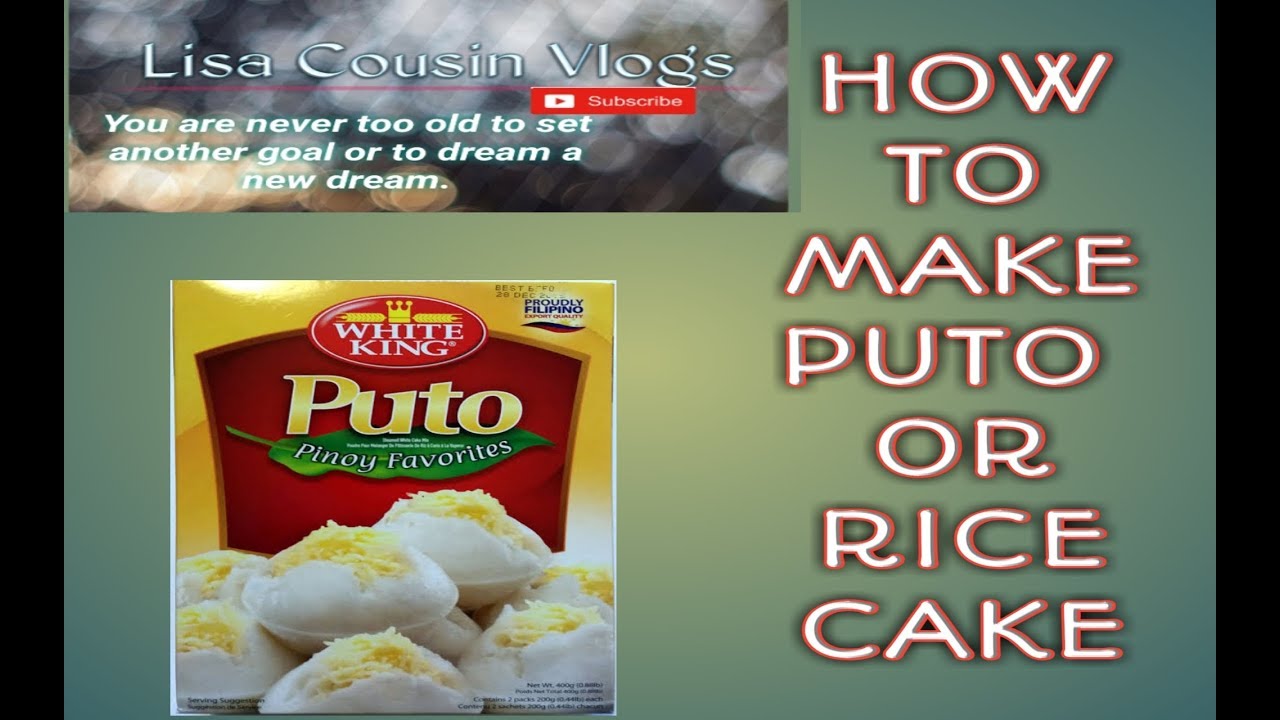 How to make Puto or Rice Cake - White King - YouTube
