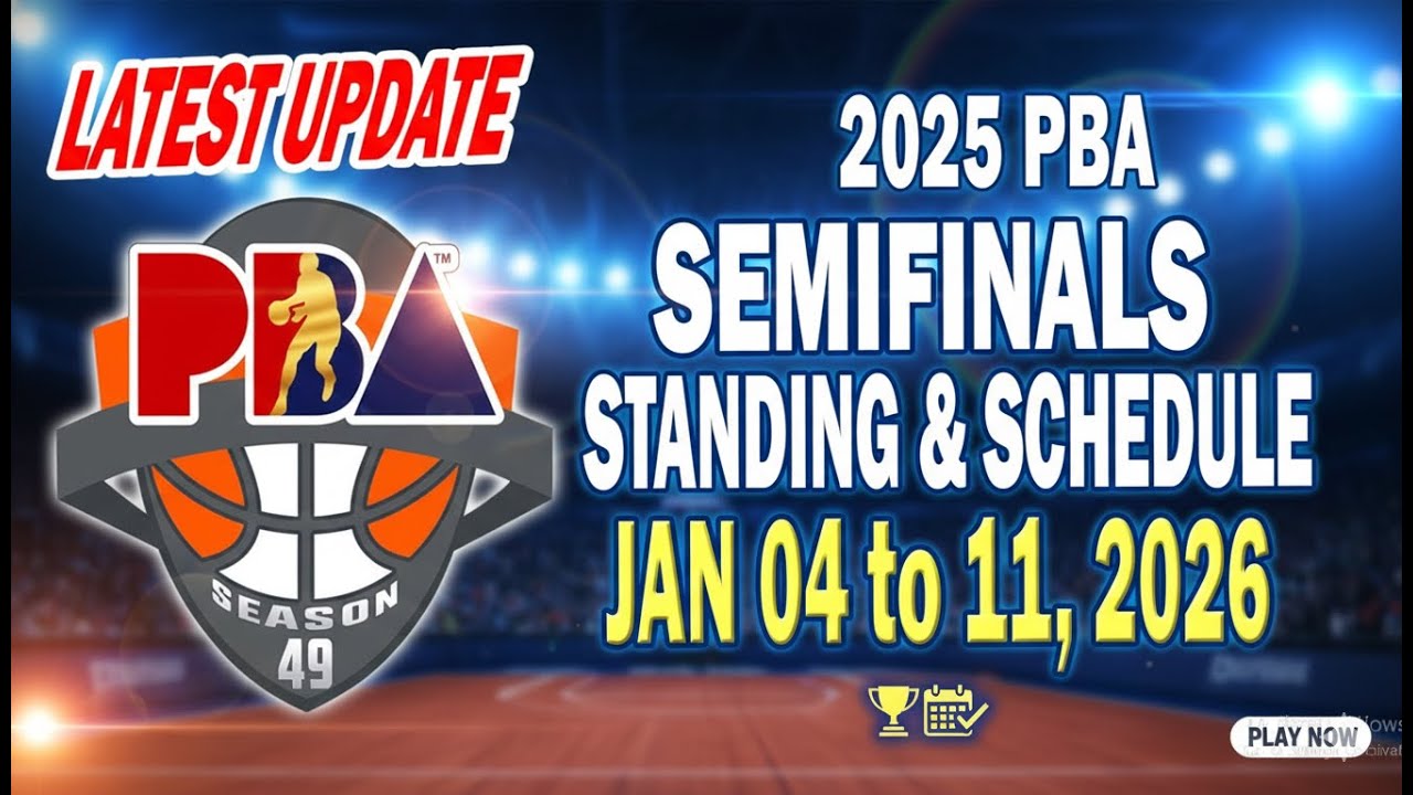 PBA 2025 Philippine Cup: Schedule | Standings | Updates - YouTube