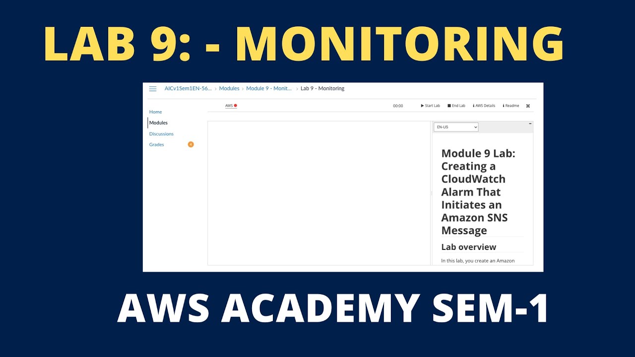 Lab 9 - Monitoring|AWS ACADEMY SEM-1|#MONITORING_IN_AWS|#CLOUD_WATCH ...