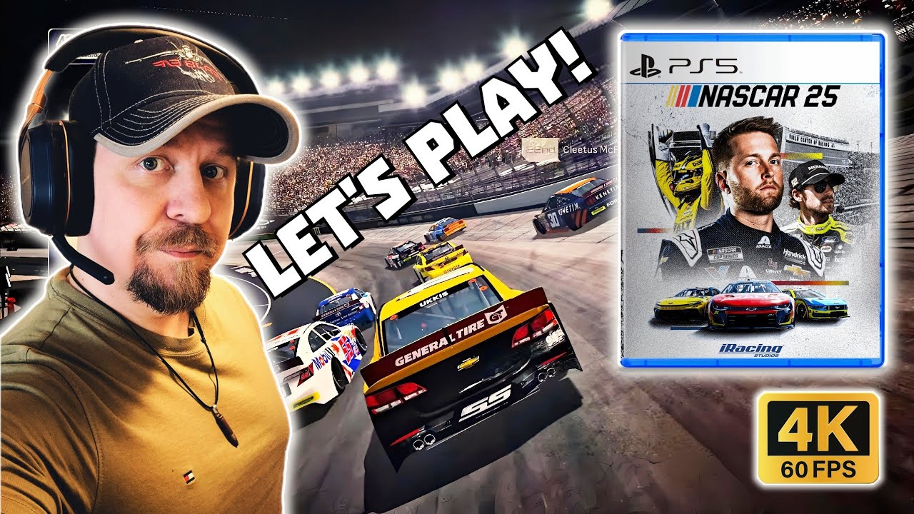 PS5: NASCAR 25: Let's Play! 4K - YouTube