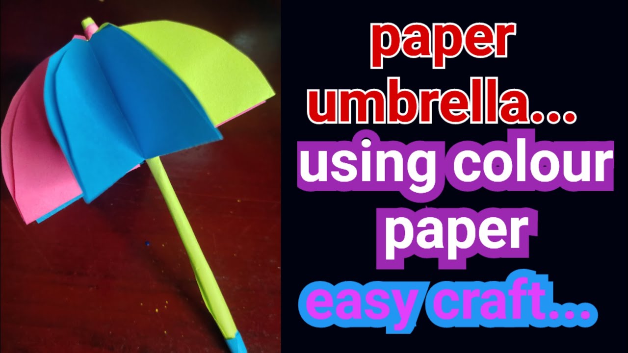 Easy and simple craft with colour paper/craft/diy/art/decor/home decor ...