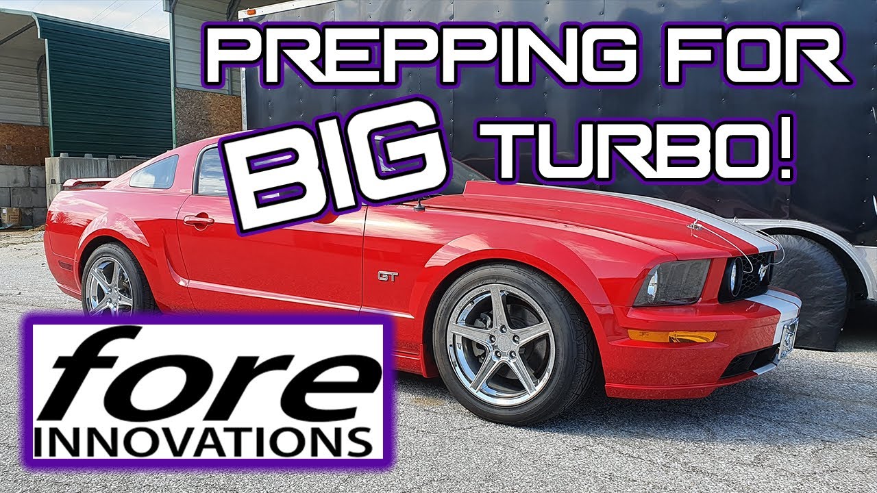 Fore Innovations Fuel System Install on Future BIG Turbo Mustang! - YouTube