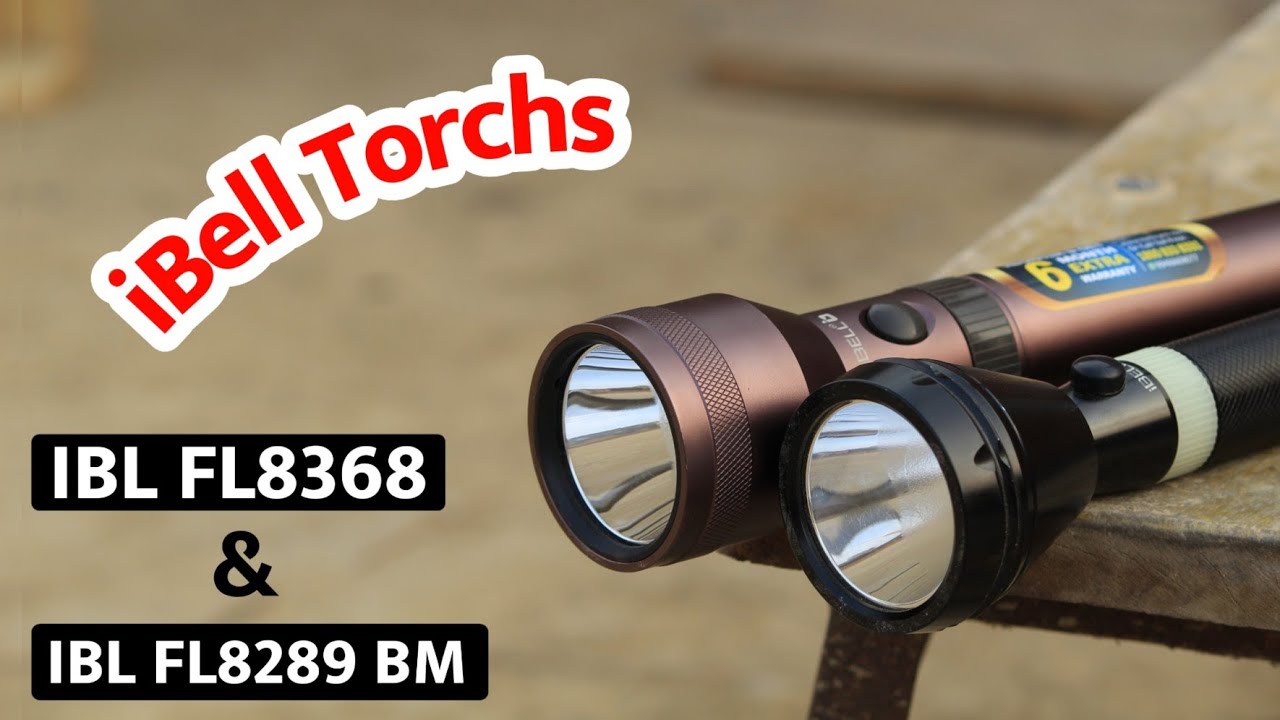 iBell Torchs IBL FL8368 & IBL FL8289 | iBell Torchlight Review | Long ...