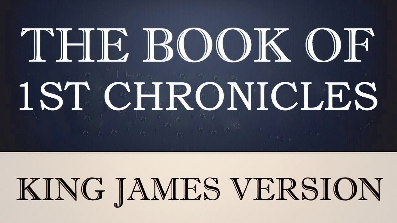 13) The Book of 1st Chronicles - YouTube