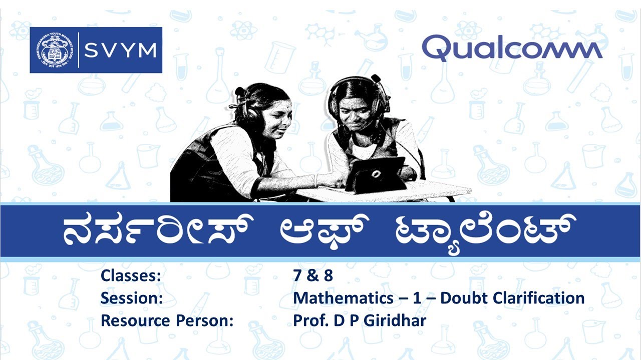 Mathematics Doubt Clarification 1 - G7 & 8 Nurseries of Talent - YouTube