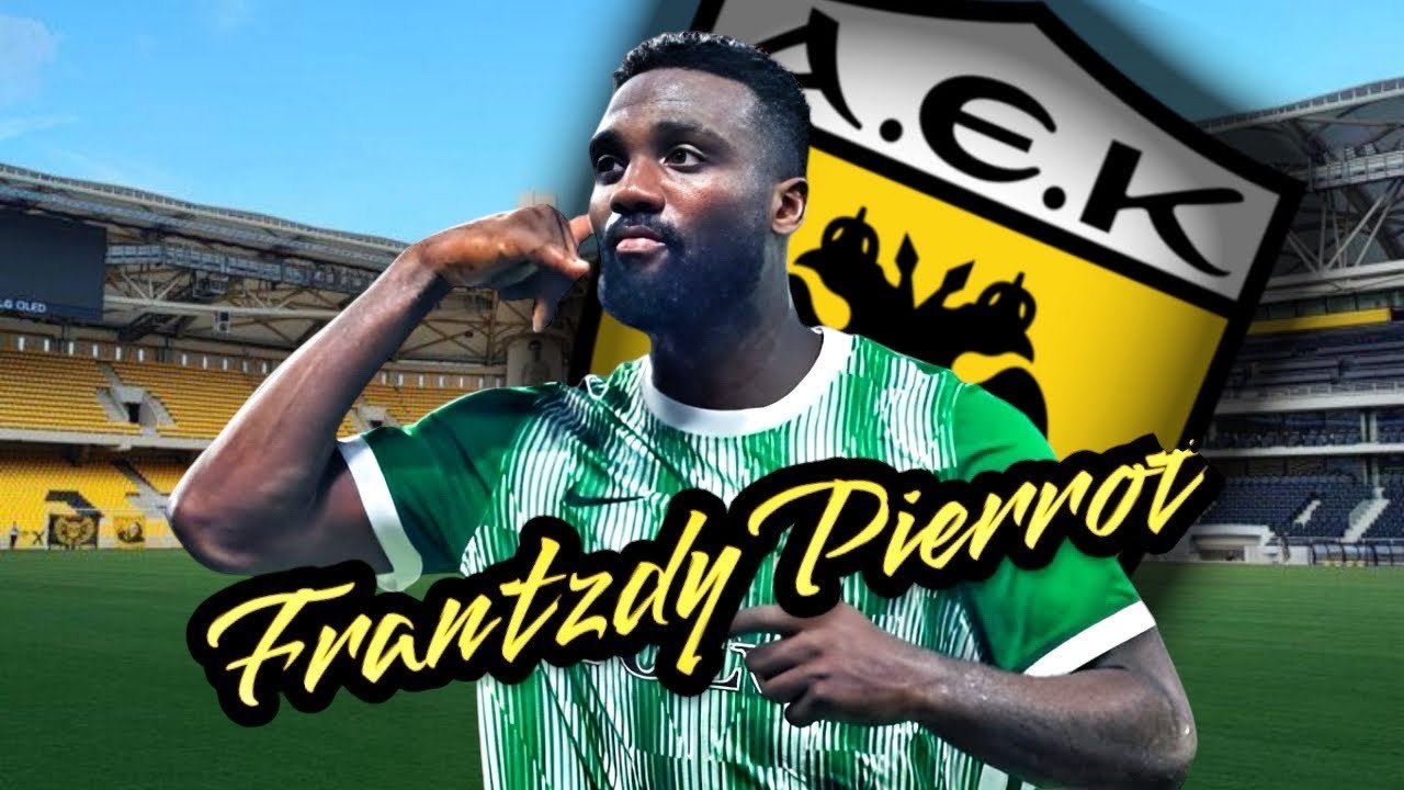 FRANTZDY PIERROT | WELCOME TO AEK ATHENS | ALL GOALS 23/24 - YouTube