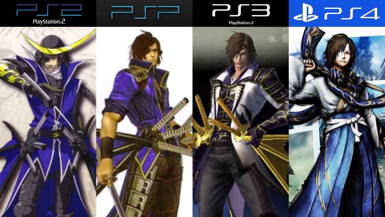 SENGOKU BASARA PlayStation Evolution (2005-2016) - YouTube