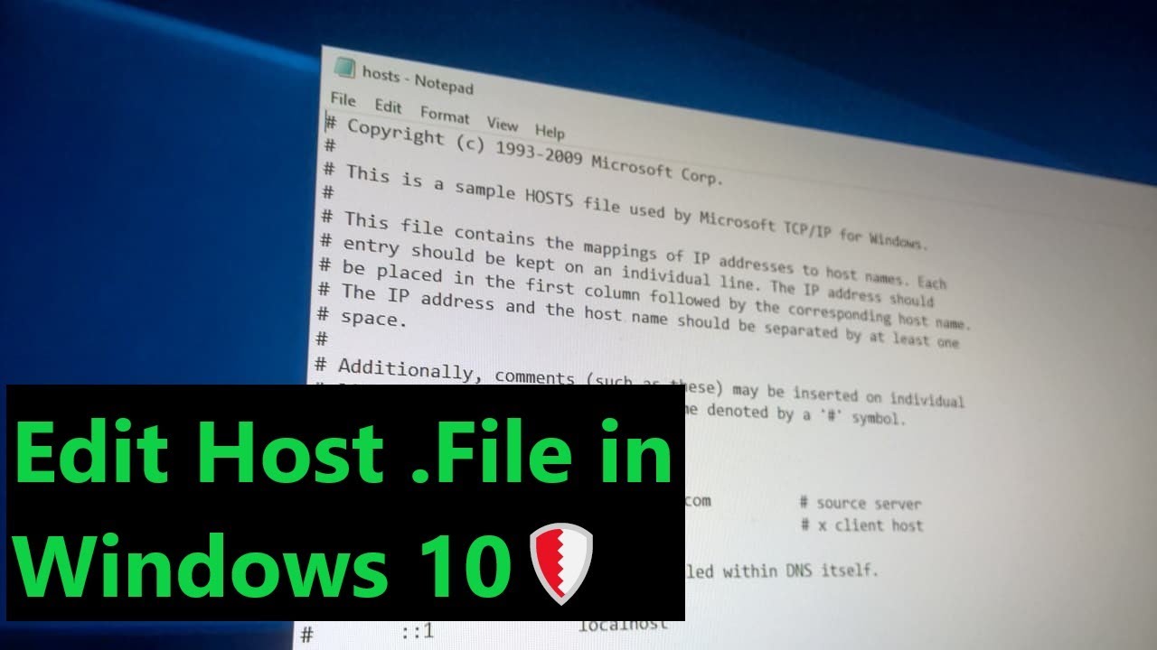 How To Edit Host File Block Website In Windows 10 YouTube how-to-edit-host-file-block-website-in-windows-10-youtube
