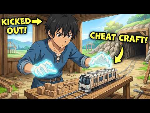 Kicked Out Craftsman Uses Cheat Crafting To Build A Subway Train & Live A Wholesome Slow Life!