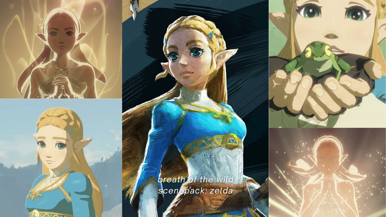 the legend of zelda: breath of the wild zelda cutscenes | scenepack ...