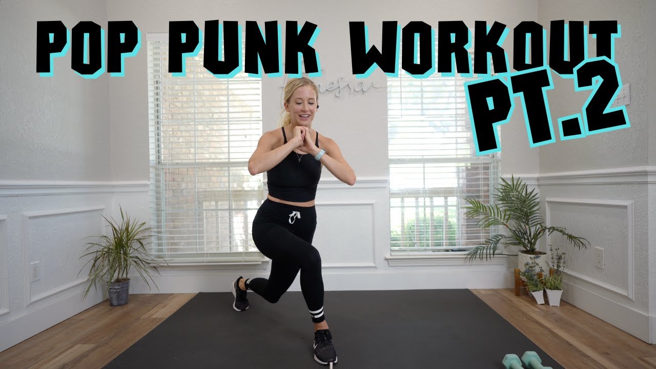 POP PUNK WORKOUT | PT 2 | Blink 182, Fall Out Boy, Paramore | fitnessa ...