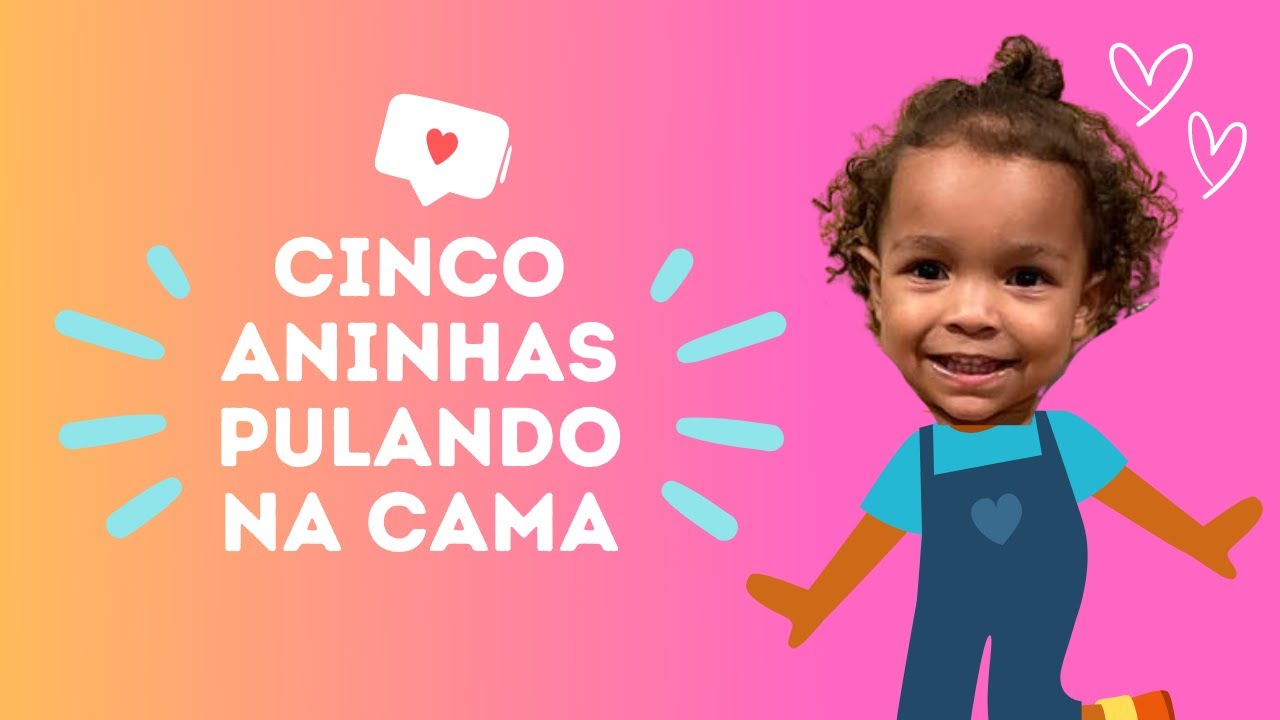 Cinco Macaquinhos Pulando na Cama - FIVE LITTLE MONKEYS - YouTube