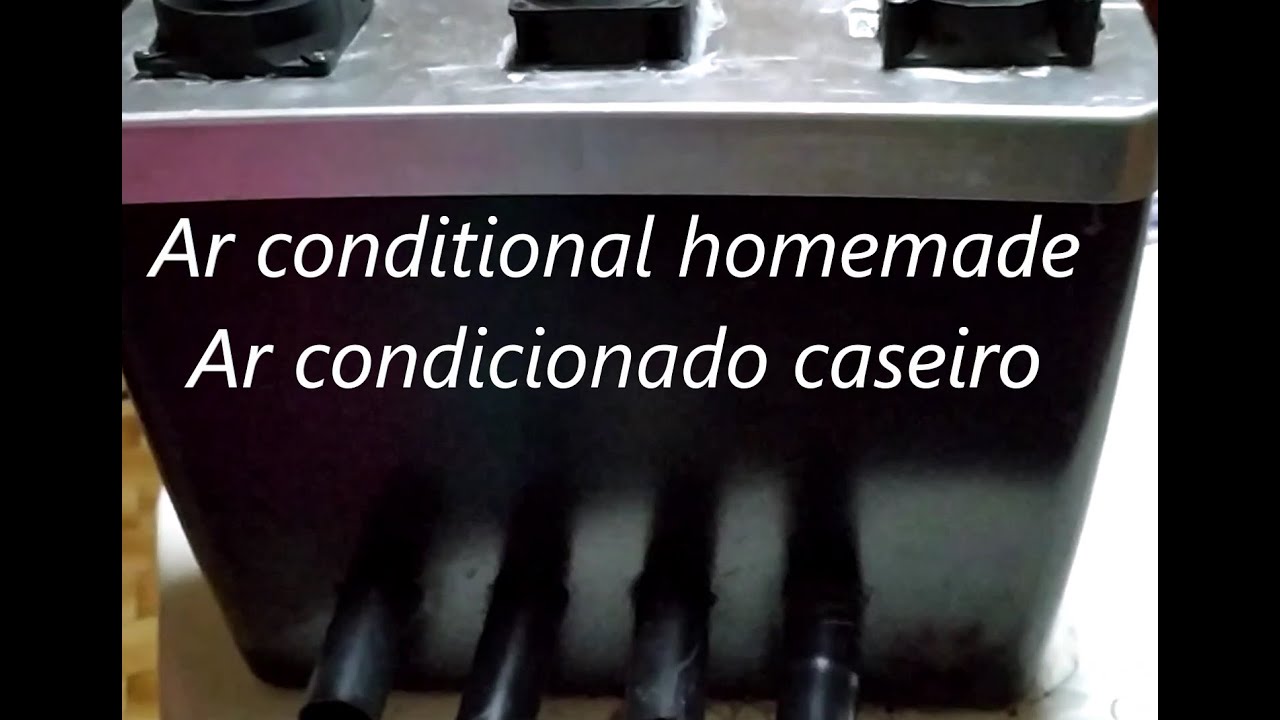 Ar condicionado caseiro [ENG] Homemade air conditioning - YouTube