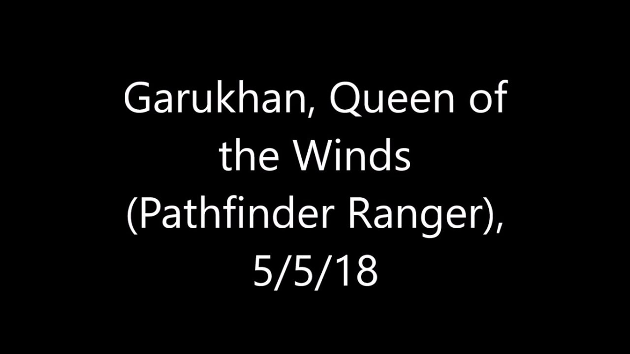 Path of Exile: Garukhan, Queen of the Winds (Ranger), 5/5/18 - YouTube