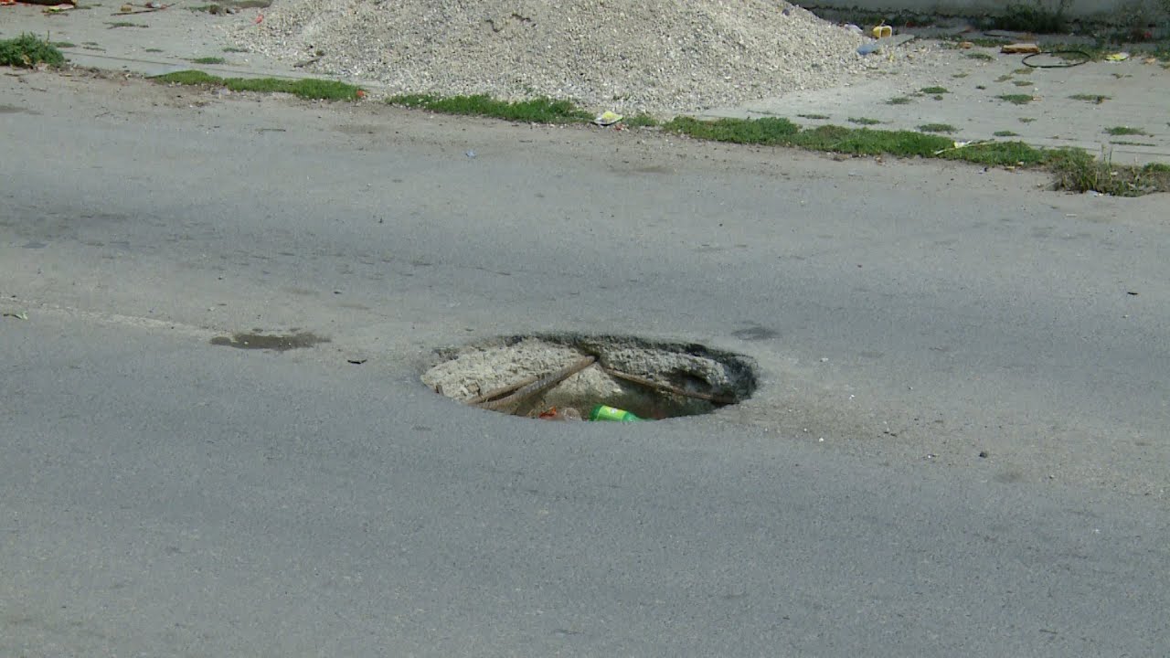 Në lagjen Ali Ibra mungojnë kapakët e disa pusetave - YouTube