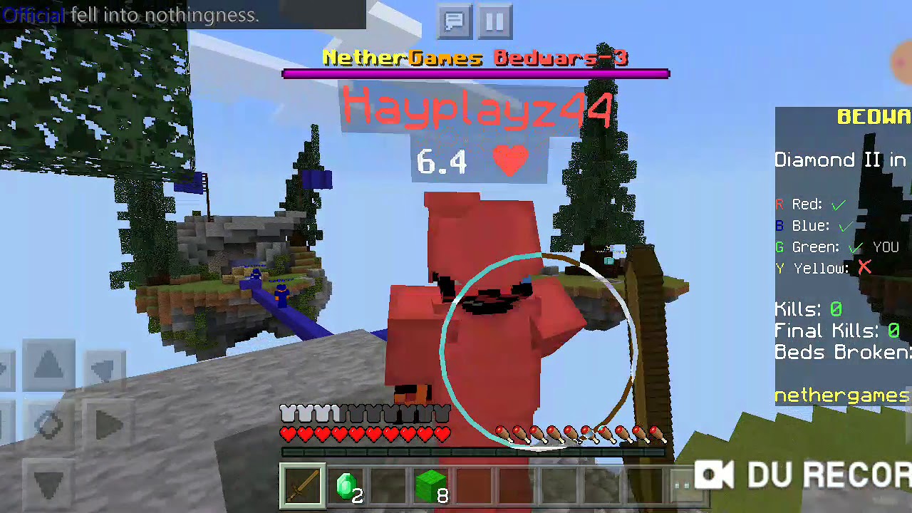 Playing In Server (NetherGames). - YouTube