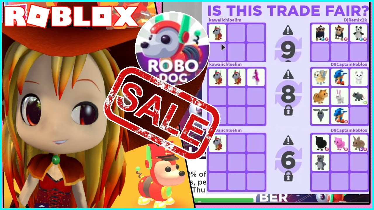 🤖 TRADING AWAY 10 NEW ROBO DOGS! ROBLOX ADOPT ME! - YouTube