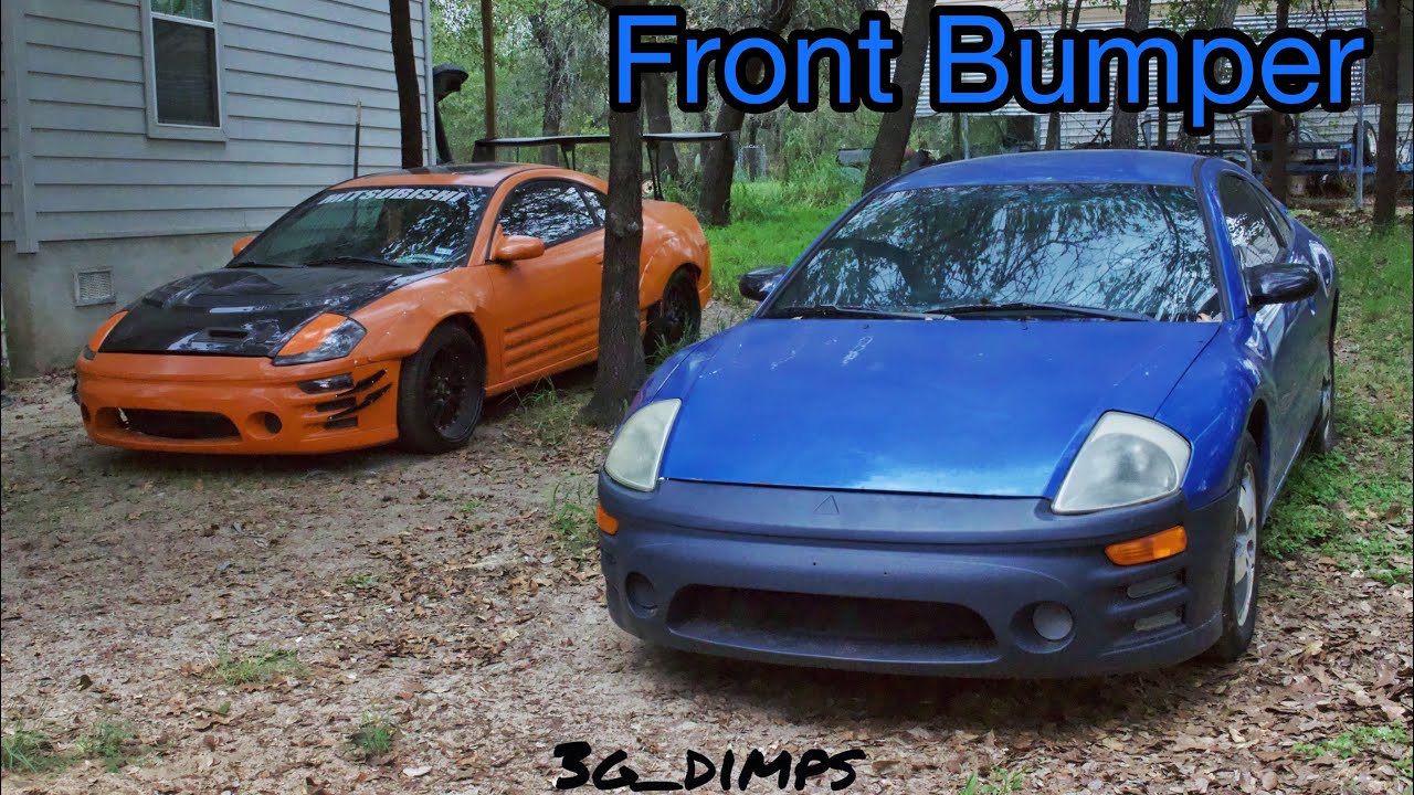 3g Eclipse Front Bumper Replacement - YouTube