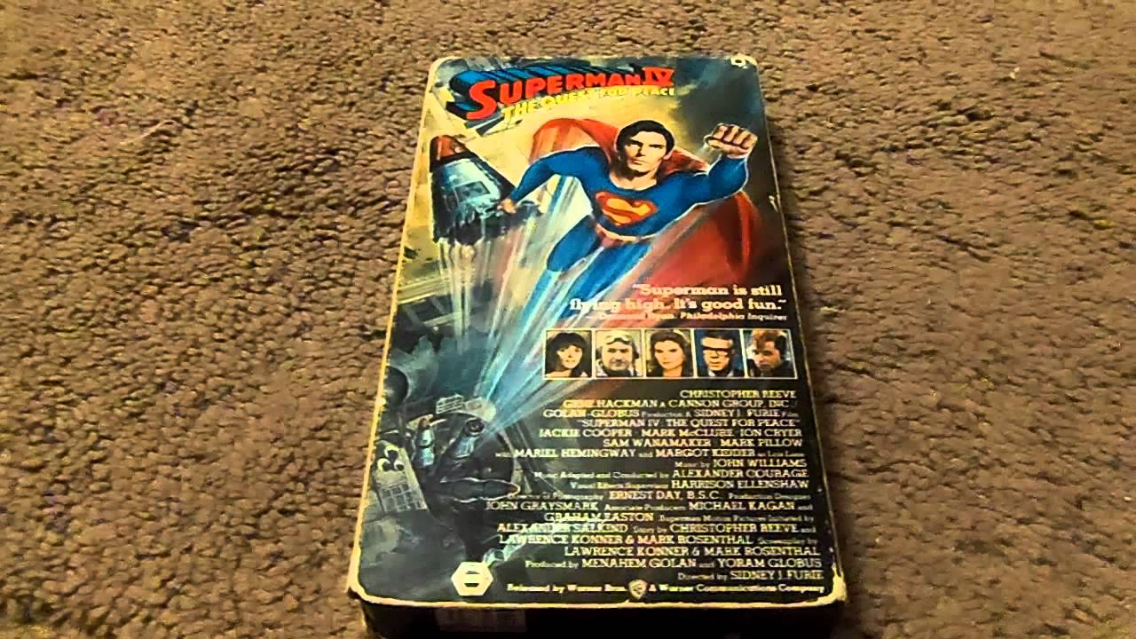 Superman IV The Quest For Peace VHS Review - YouTube