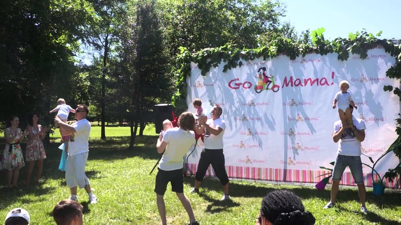 Go Mama: беби-йога - YouTube