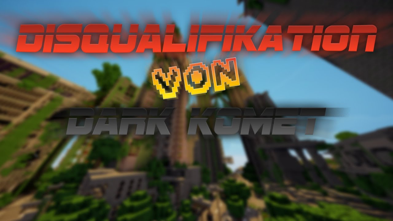 Disqualifikation von Dark Komet wegen Undercoverplaying - YouTube