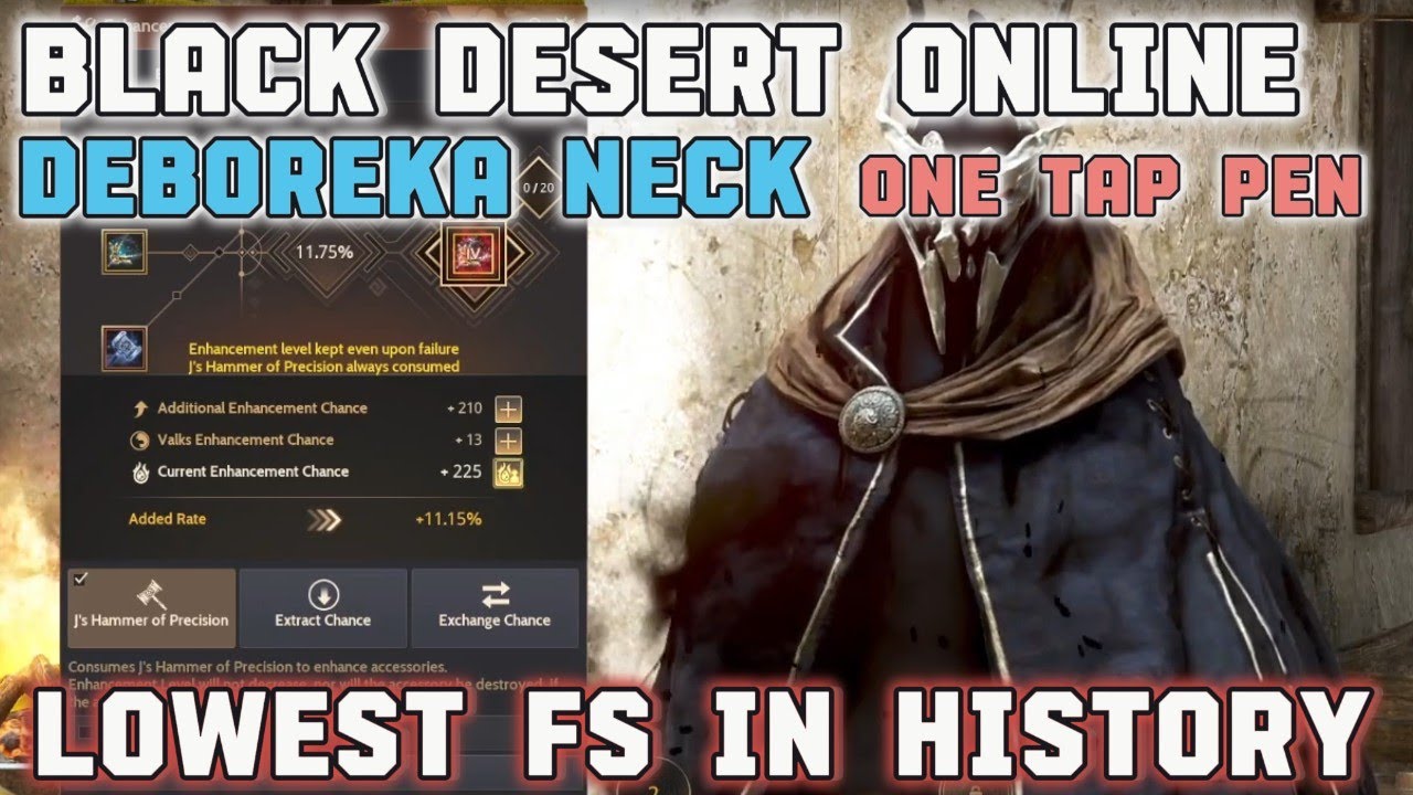 BDO | One Tap Deboreka Necklace (Lowest FS of History) - YouTube
