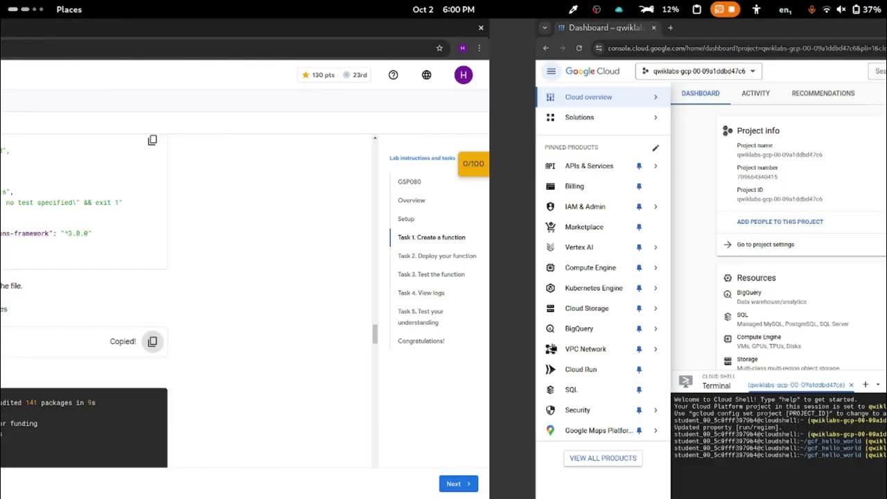 Cloud Run Functions: Qwik Start - Command Line - Complete Solution || Cloud Run Functions - YouTube