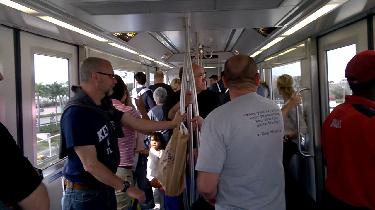MIA Mover Going to Miami International Airport 3-4-17 - YouTube