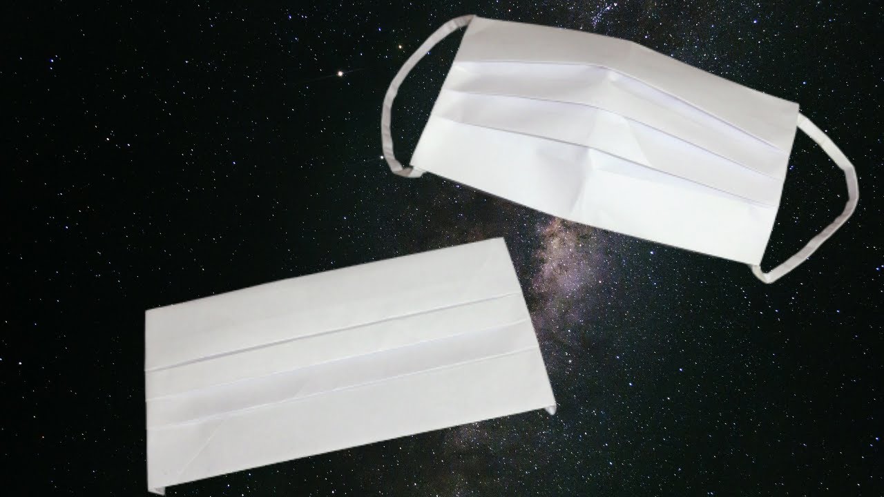 How to Make Paper Mask | How to Make a Paper Medical Mask | Origami ...