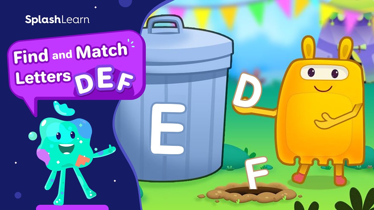 Learn Alphabet DEF with Sounds | Uppercase and Lowercase | SplashLearn ...