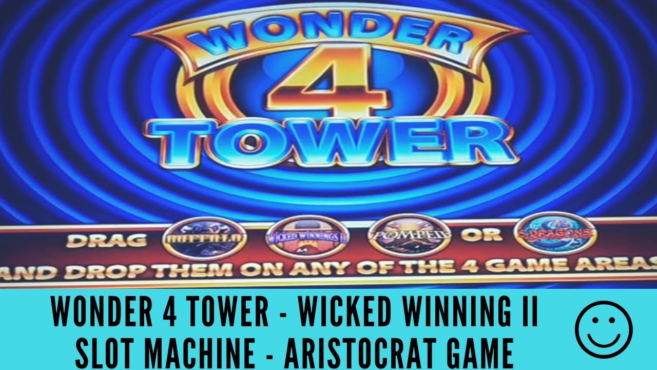 WONDER 4 TOWER SLOT MACHINE WITH WICKED WINNING GAME - SunFlower Slots ...