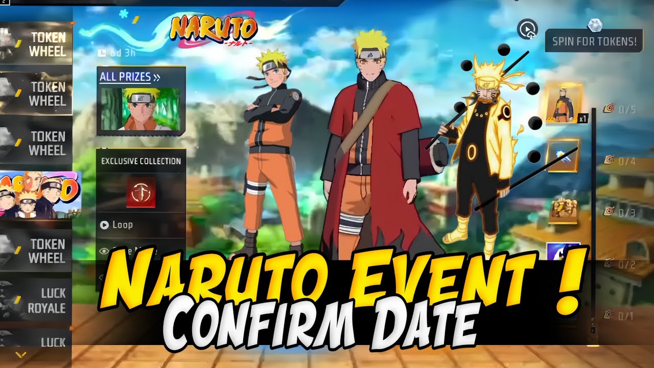 Naruto Token Tower Event Confirm Date | Ff x Naruto | Ff New Event ...