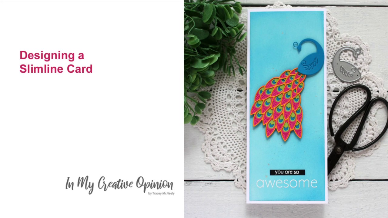 Designing a SlimLine Card - YouTube